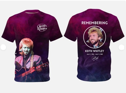 KEITH WHITLEY Signature AOP 3D Print T Shirt S-5Xl Gift Fan | eBay