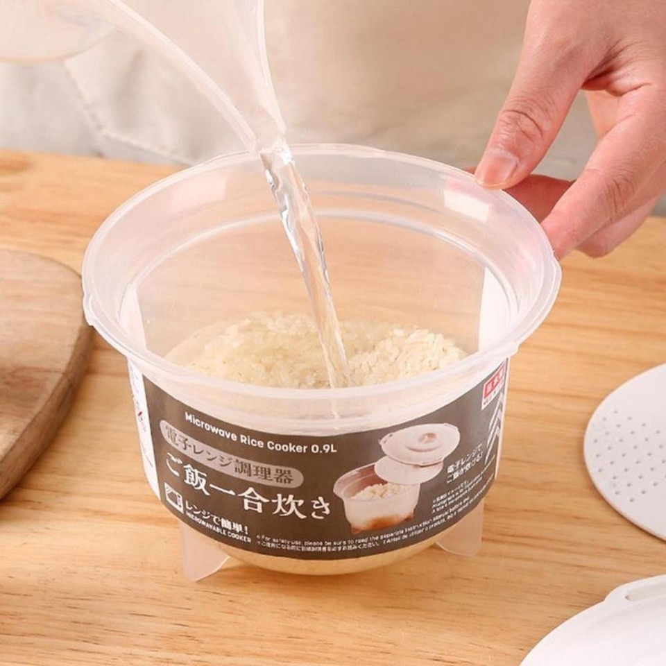 Lid Microwave Rice Cooking Bowl Cook Rice Food Box Rice Cooker Box ...