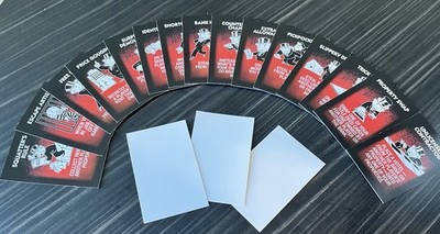 Monopoly Cheaters Edition Replacement Set of Cheat Cards W/ Custom ...