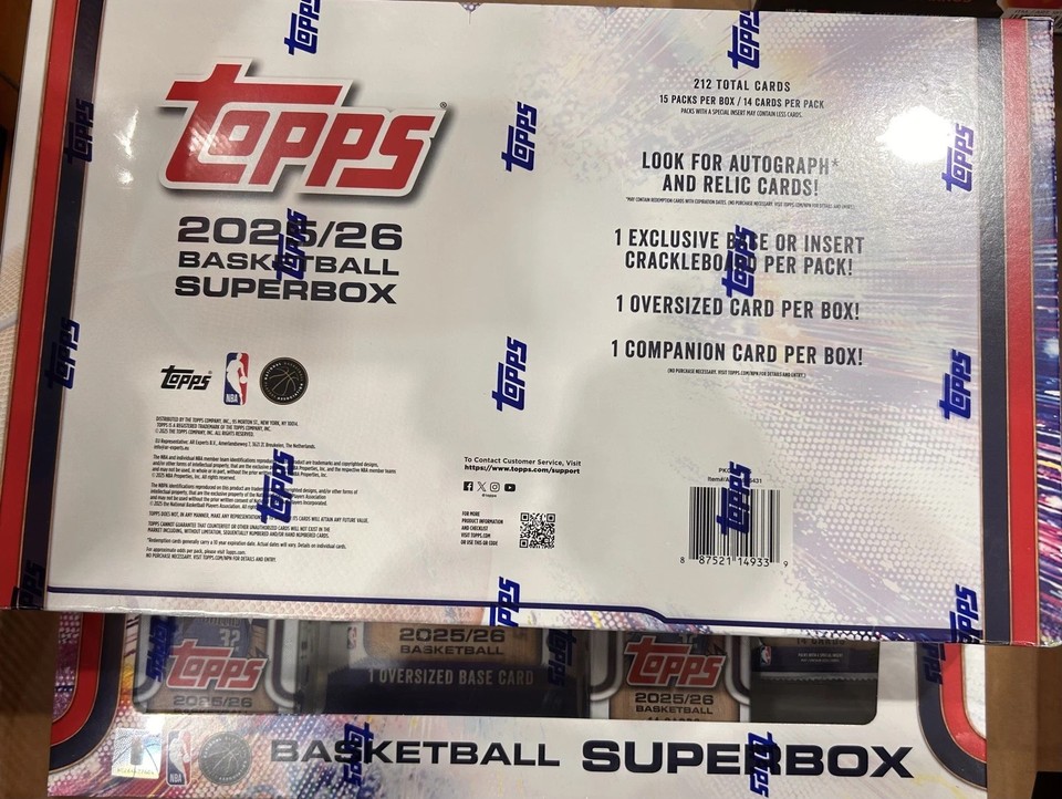 2025 Topps NBA Costco Bundle Box Sealed W/ Oversized & Companion Brand ...
