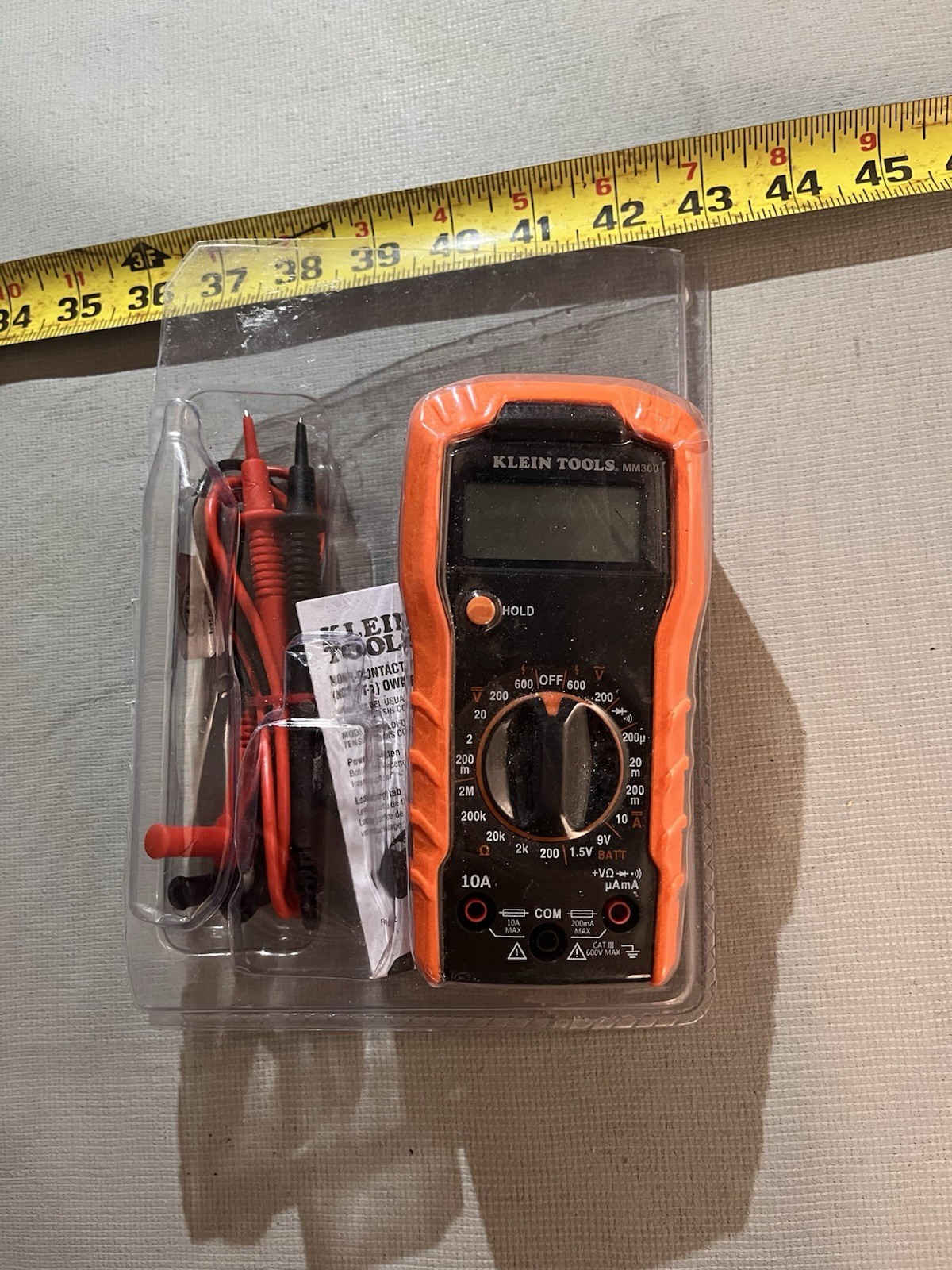 Klein Tools MM300 Digital Multimeter 600V Free Shipping!! 92644690198| eBay