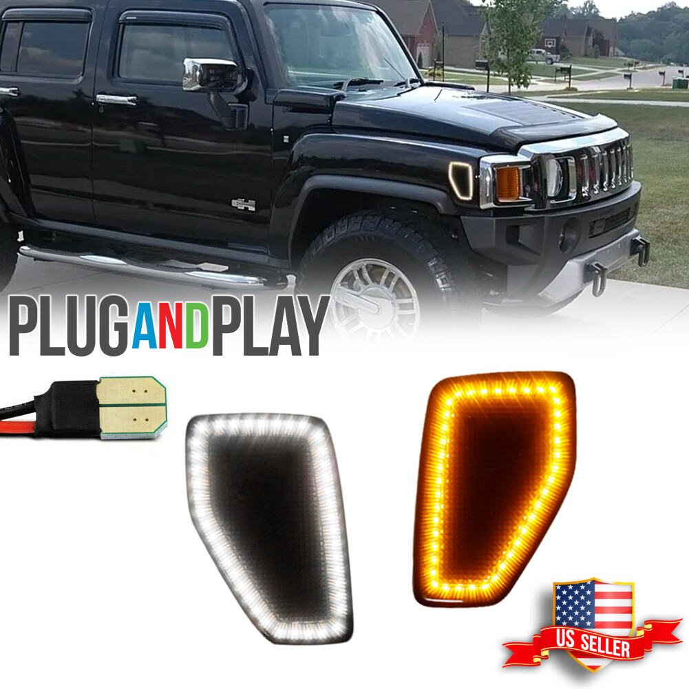 For 05/06-10 Hummer H3/09-10 H3T Smoked Full | Grelly USA