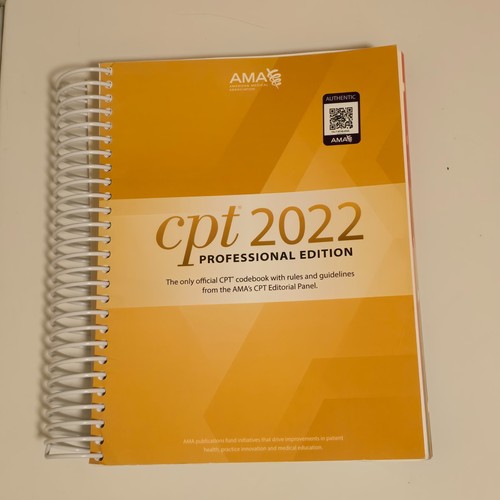 CPT Professional Edition 2022 by American Medical Association Spiral ...