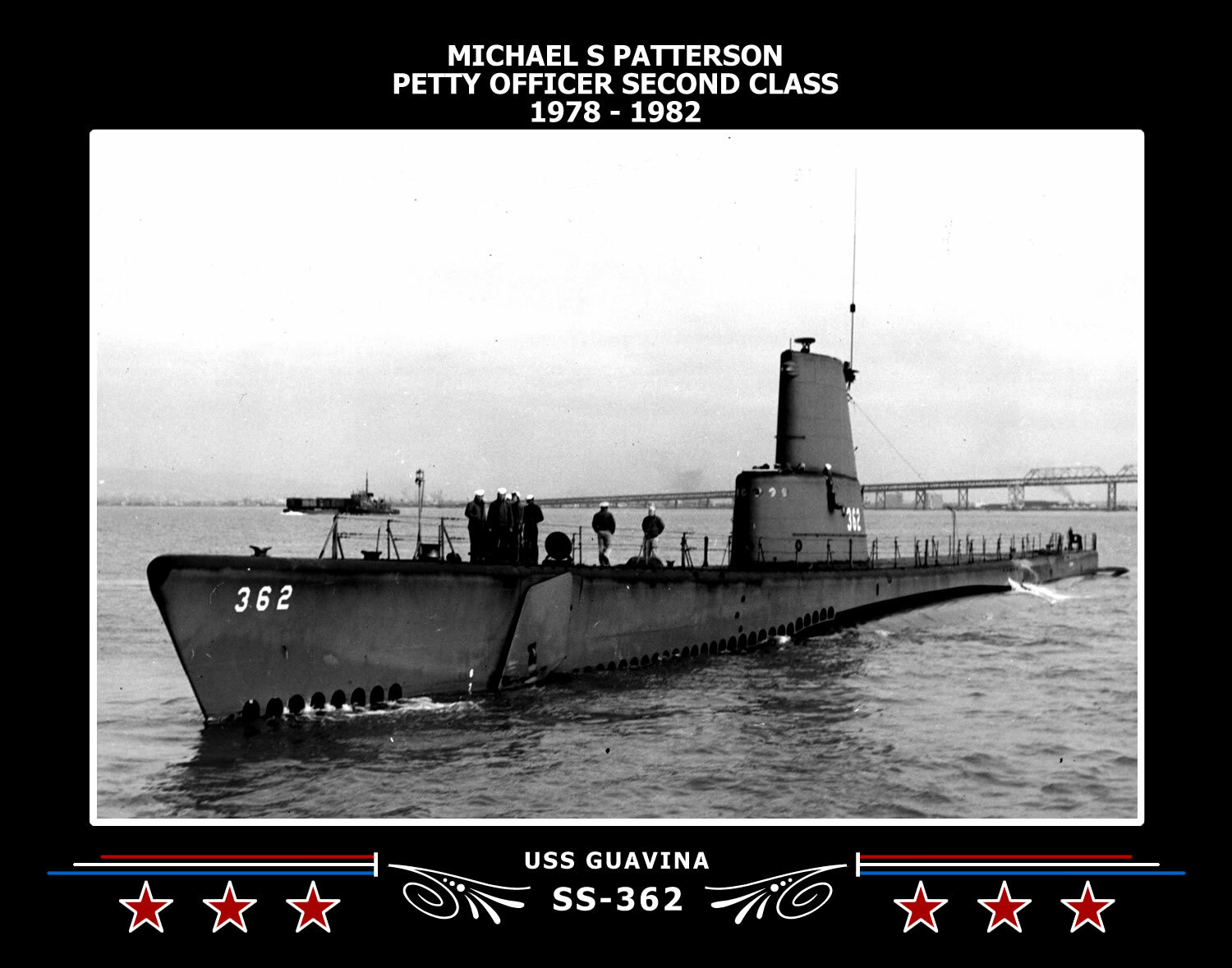 Navy Emporium USS Guavina SS-362 Canvas Photo Print 148SS362 | eBay