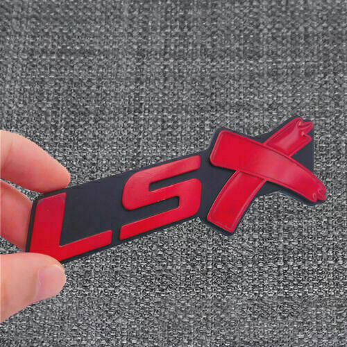 For LSX LS X Emblem Red 3D Badge Decal New -2Pc | eBay