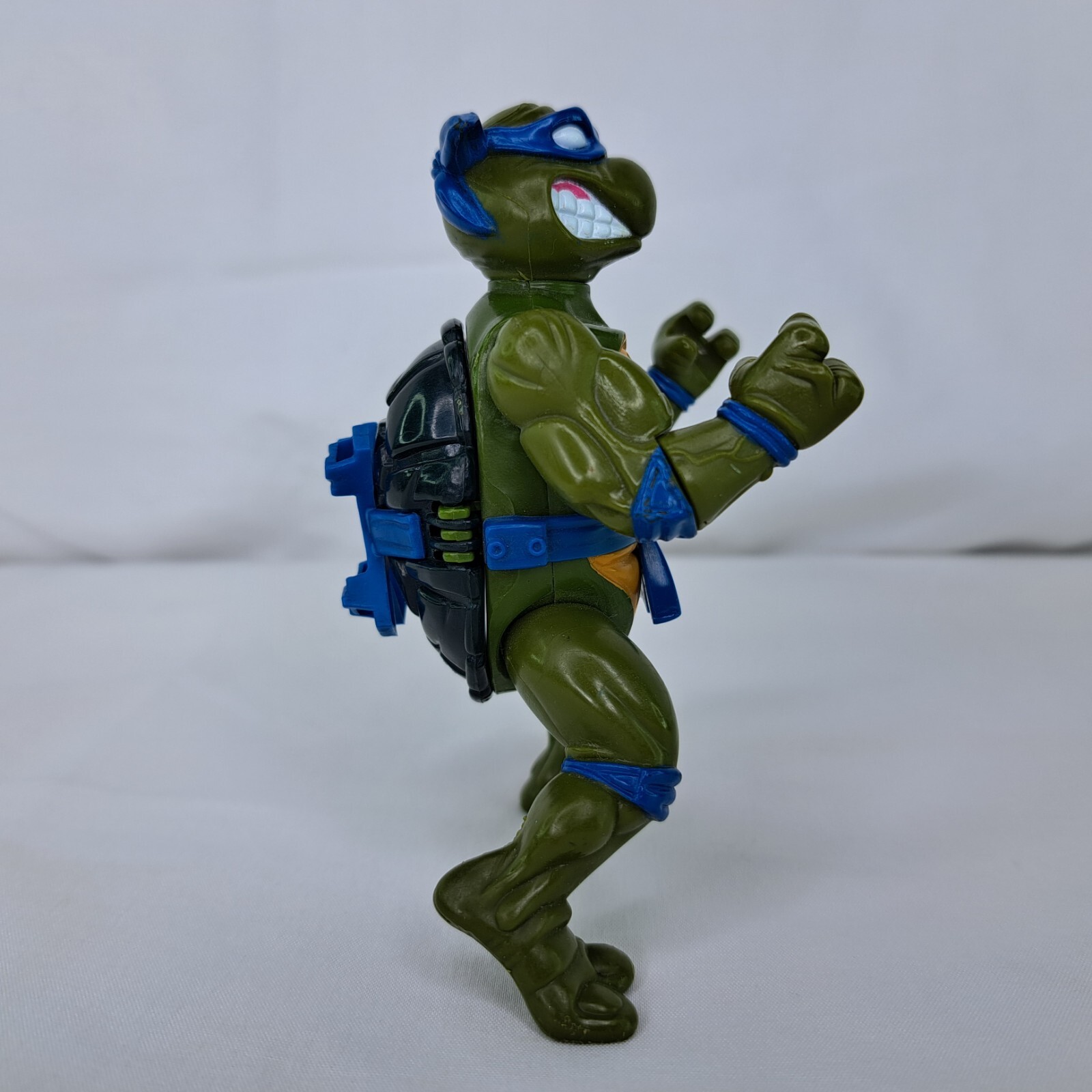 Vintage 1990 TMNT Storage Shell Leonardo 4" Action Figure Playmates | eBay