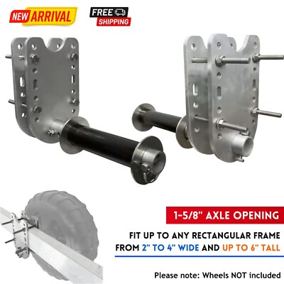 Heavy Duty Dock Pontoon/ Boat Lift Wheel Kit Aluminum for frame up to 4 ...