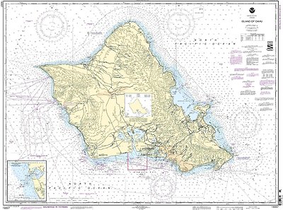 NOAA Nautical Chart 19357 Island of Oahu Barbers Point Harbor 25th ...