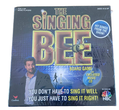 The SINGING BEE Board Game With Music CD New Sealed Musical Singing ...