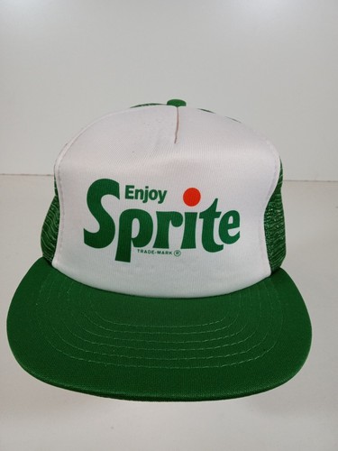 ENJOY SPRITE Trade Mark. Vintage Trucker Hat - Gem