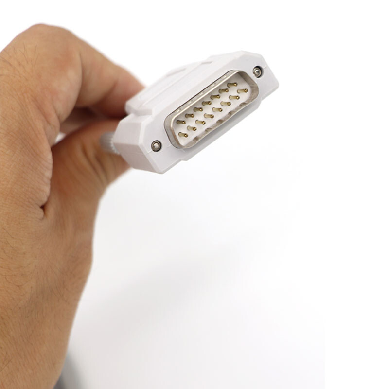 Banana 4.0 Plug 12-lead 15pin ECG/EKG Cable for Mindray DECG-03A,Edan ...