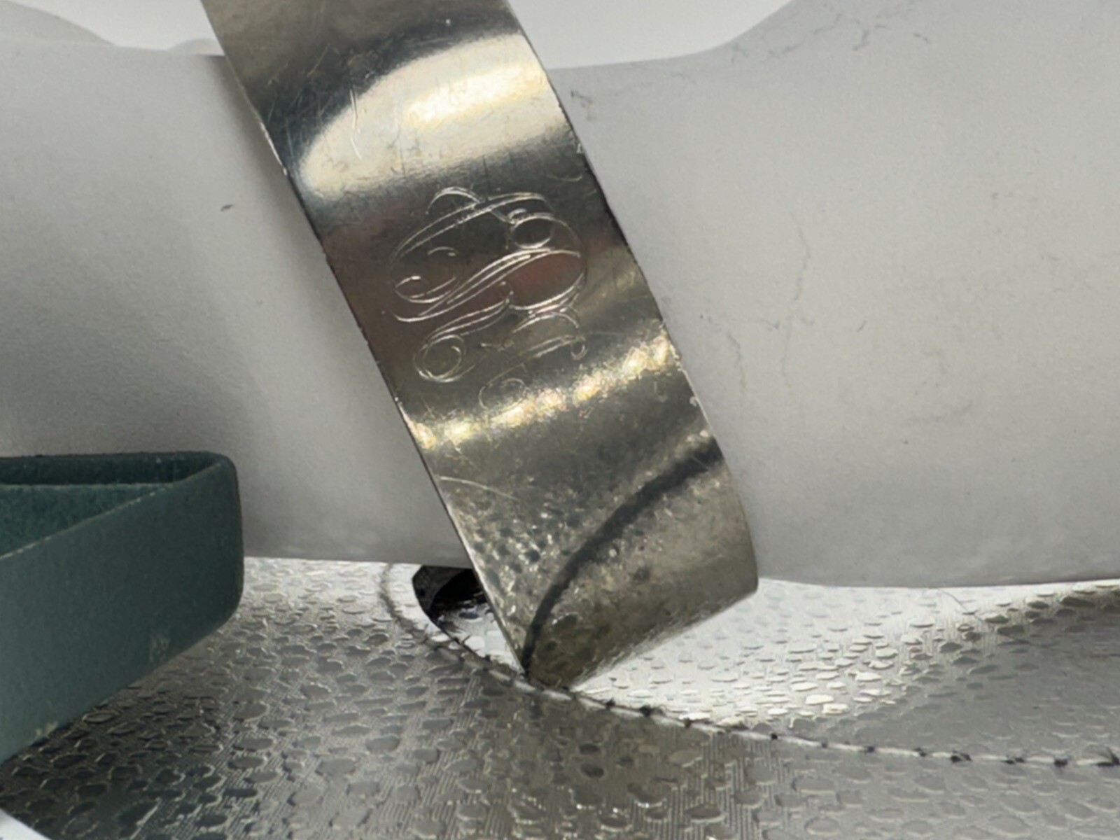 VTG Lenox Kirk Stieff Pewter Engraved Original Box Sh… - Gem