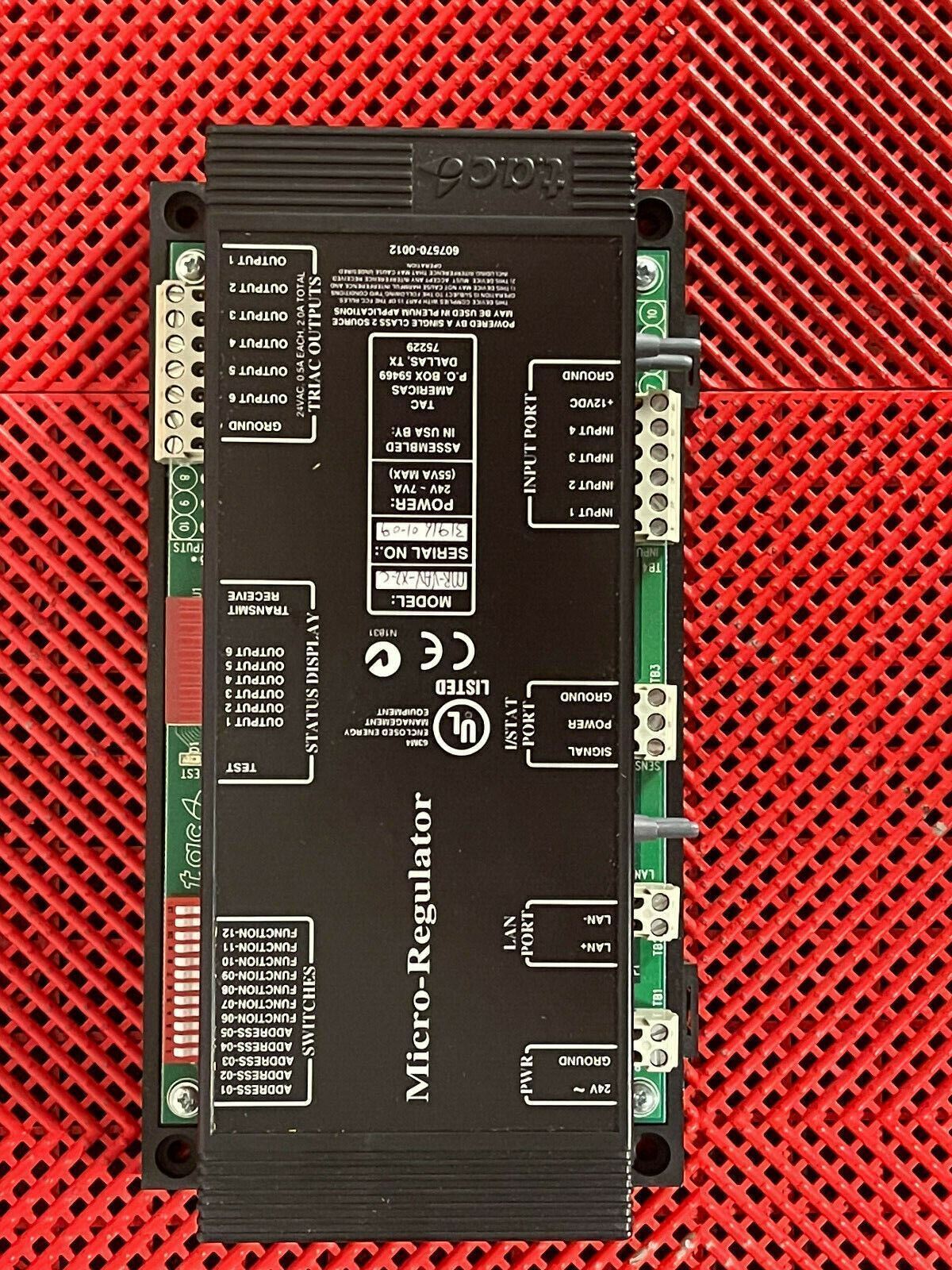 Schneider Electric TAC 330810-06 Micro Regulator VAV Controller MR-VAV ...