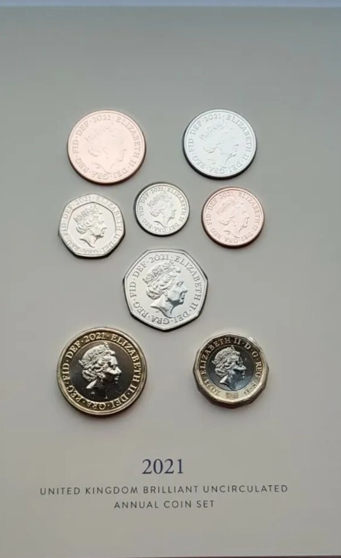 2021 royal mint BUNC ANNUAL ROYAL MINT 8 COIN SET | eBay UK