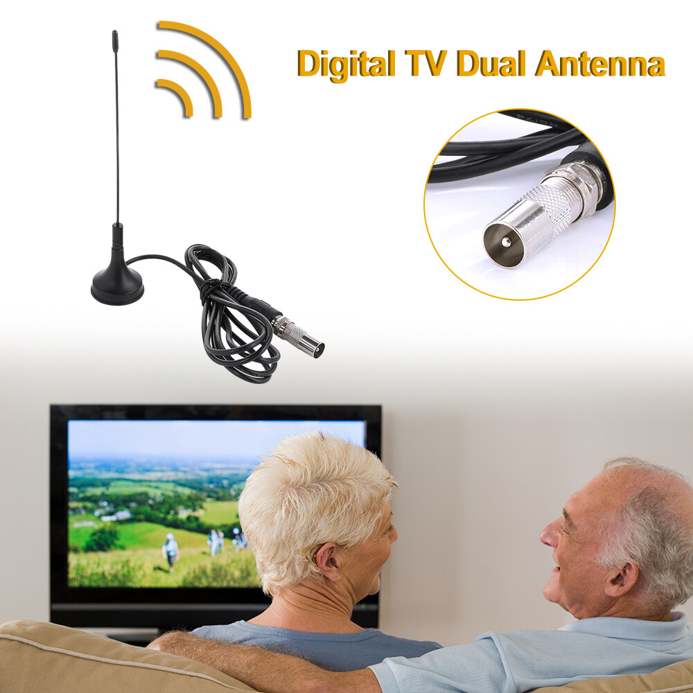 Portable TV Antenna Indoor Outdoor Digital HD Freeview Aerial Ariel ...