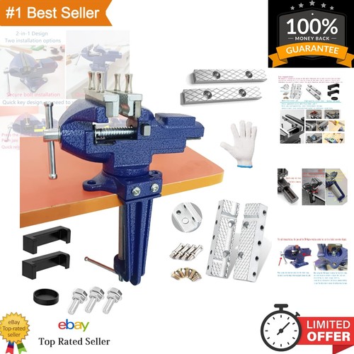 Professional Quality Bench Vise with Wide Clamping Range and Jaw ...