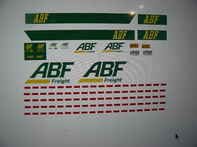 ABF Trucking Cab and Trailer Decals for 12 inch model | eBay