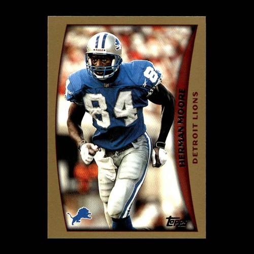 Herman Moore 1998 Topps Detroit Lions #280 R324A 85 | eBay