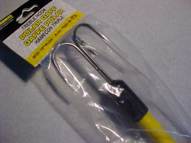 NEW HT 24' POLAR TREBLE HOOK GAFF W/ ruler | Grelly USA