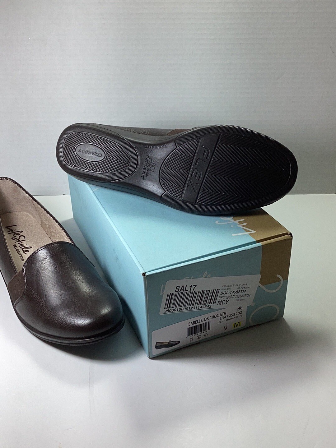 LifeStride Isabelle Slip-on Loafers Dark Brown Women's US 9 New $70 | eBay