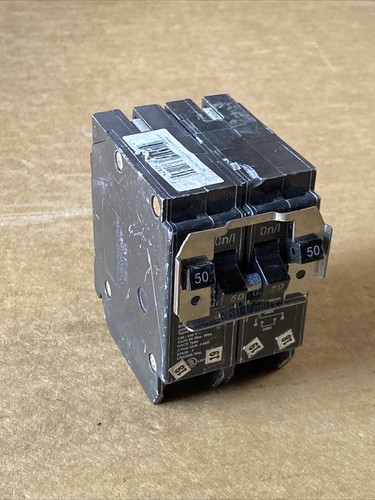 Eaton BQ250250 50Amp/50Amp Double Pole Independent Trip Quadplex ...