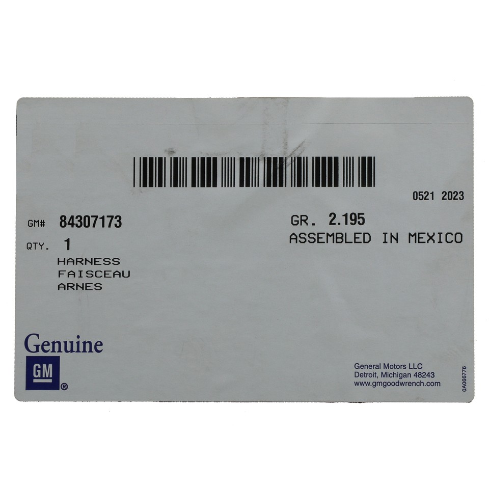 NEW GENUINE 2015-2020 Suburban Tahoe Front Bumper Parking Aid Harness ...