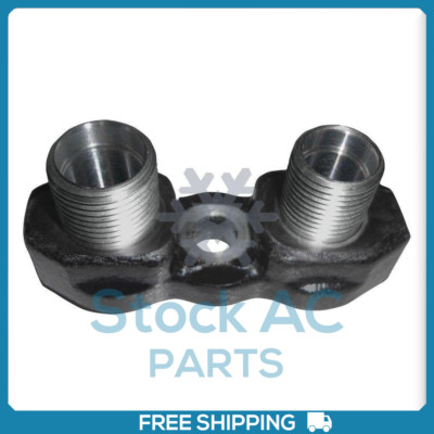 Sanden Flex Horizontal Bolt on Manifold 3/4x7/8 AC Compressor Adapter ...