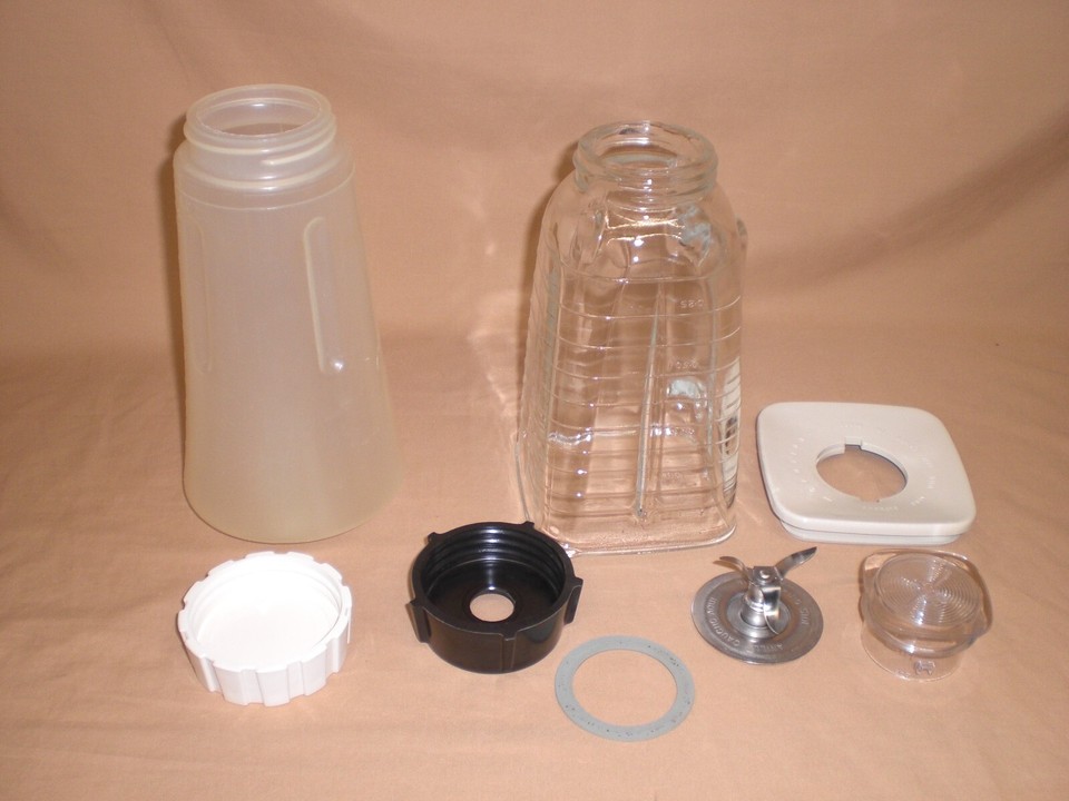 OSTER BLENDER 5 CUP REPLACEMENT JAR COMPLETE + BLEND & STORE JAR & LID ...