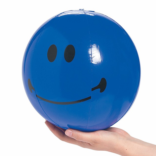 Inflatable Smiley Face Beach Balls 1 DZ Party Favors for sale online | eBay