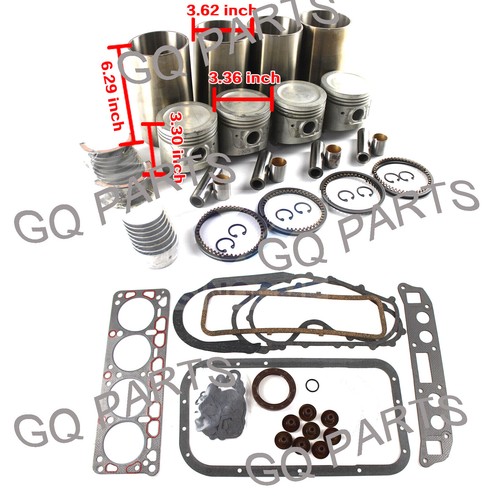 For Nissan H20-2 H20-II Engine Overhaul Kit TCM Cat Gasoline LPG ...