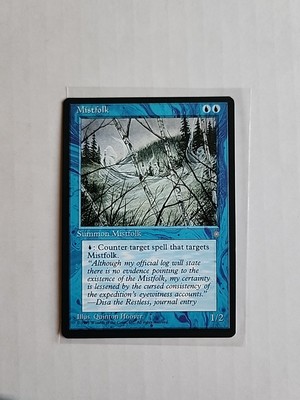 Mistfolk - Ice Age - MTG Magic - Common - Blue Creature | eBay