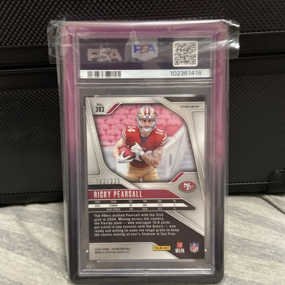 2024 Prizm Ricky Pearsall Purple Ice /225 PSA 10 | eBay