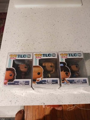 Funko Pop! Rocks TLC Set of 3 Vinyl Figures 194 195 196 Chilli T-Boz ...