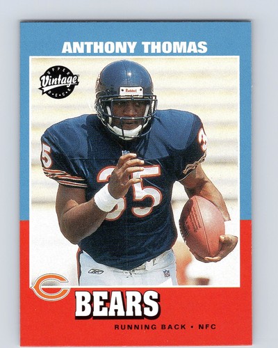 2001 Upper Deck Vintage #213 Anthony Thomas Chicago Bears Football Card ...