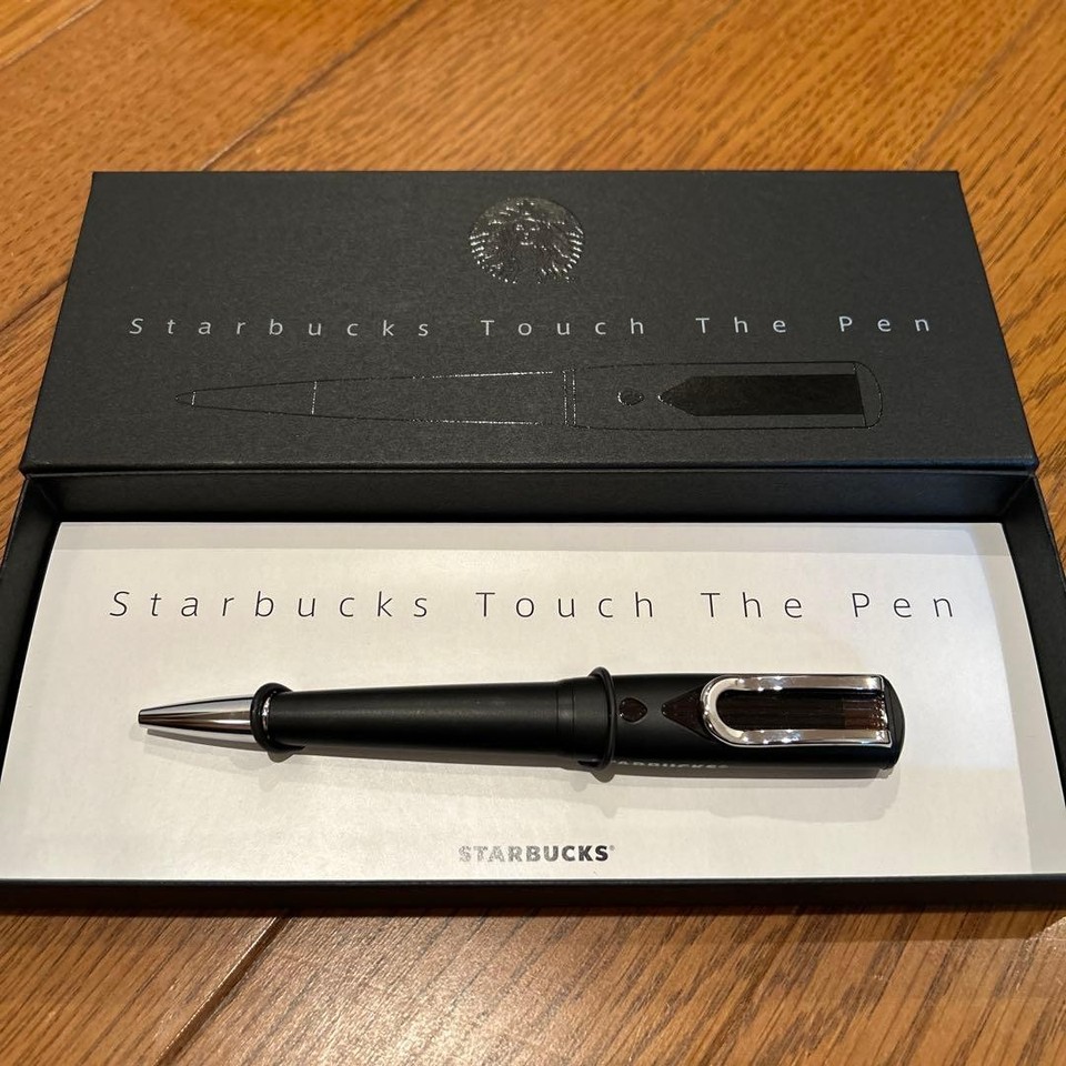 Starbucks Touch The Pen Black Ballpoint Pen Unused in Box 7.9 in | eBay UK