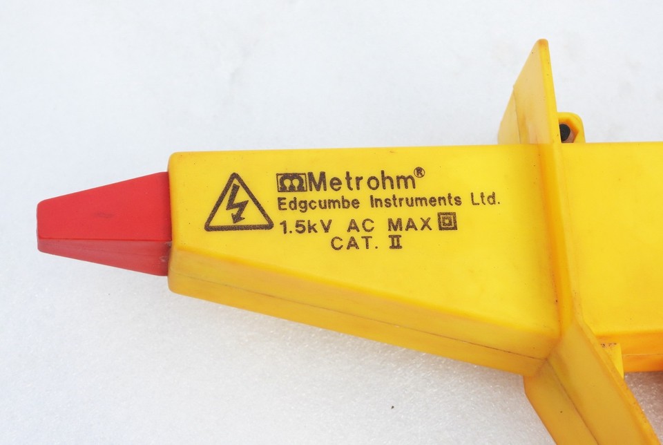 METROHM EDGCUMBE INSTRUMENTS LTD. DFH0369 FLASH GUN SAFETY TEST PROBE ...