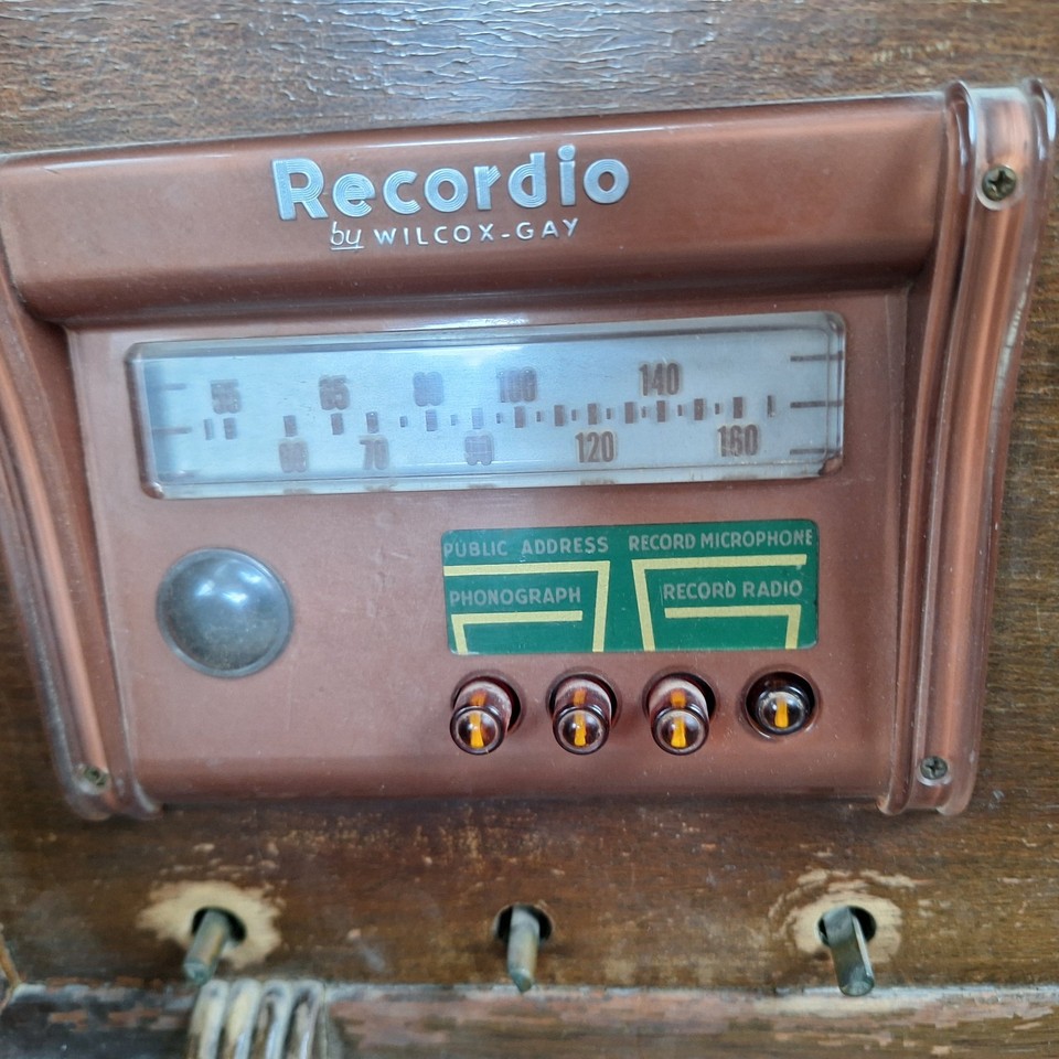 For Parts Wilcox-Gay Recordio 1940s Record cutter It Don't Turn On As ...