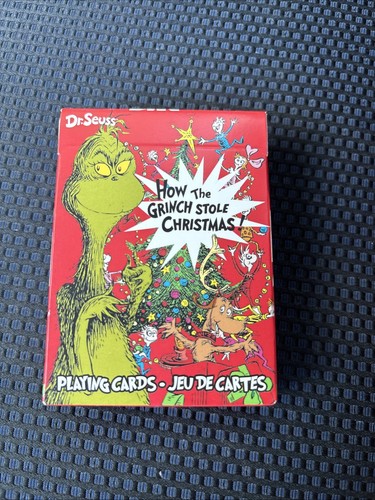 Grinch Playing Cards "How The Grinch Stole Christmas" w/Jokers - NEW | eBay