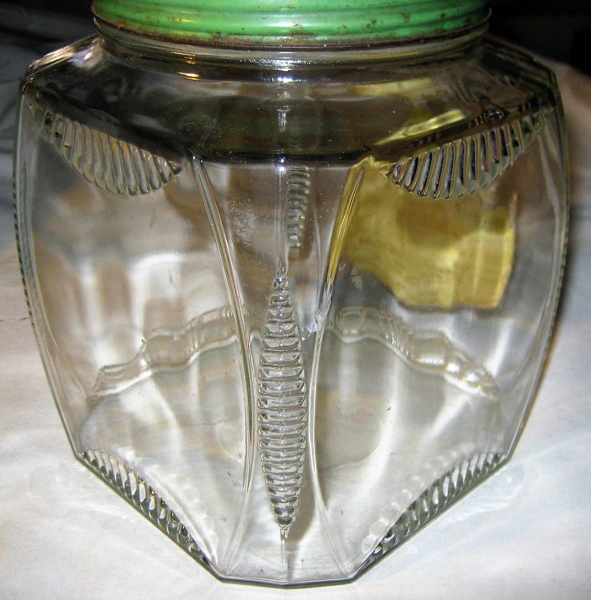 ANTIQUE USA ART DECO KITCHEN HOOSIER SQUIRREL SIGN LABEL PEANUTS GLASS ...