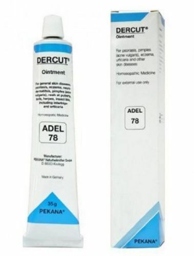 Adel 78 Dercut Homeopathic Ointment for Treatment of General Skin ...