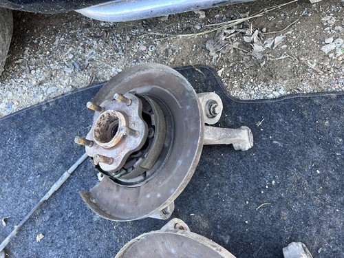 90-96 300ZX 2+0 Rear Hub Knuckle Pair Set E-Brake 5 Lug Swap 240SX S13 ...