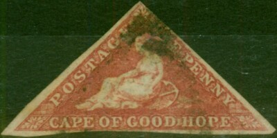 C.O.G.H 1858 1d Rose SG5a Fine Used 3 Clear Margins | eBay