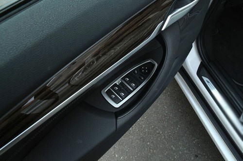 Fit For BMW X1 F48 2016-2022 Matte Silver Door Window Switch Lift Frame ...