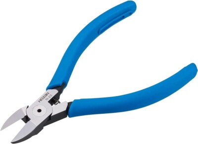 Hozan N-023 Blue Nipper with Coil Spring DIAGONAL CUTTER Elastomer ...