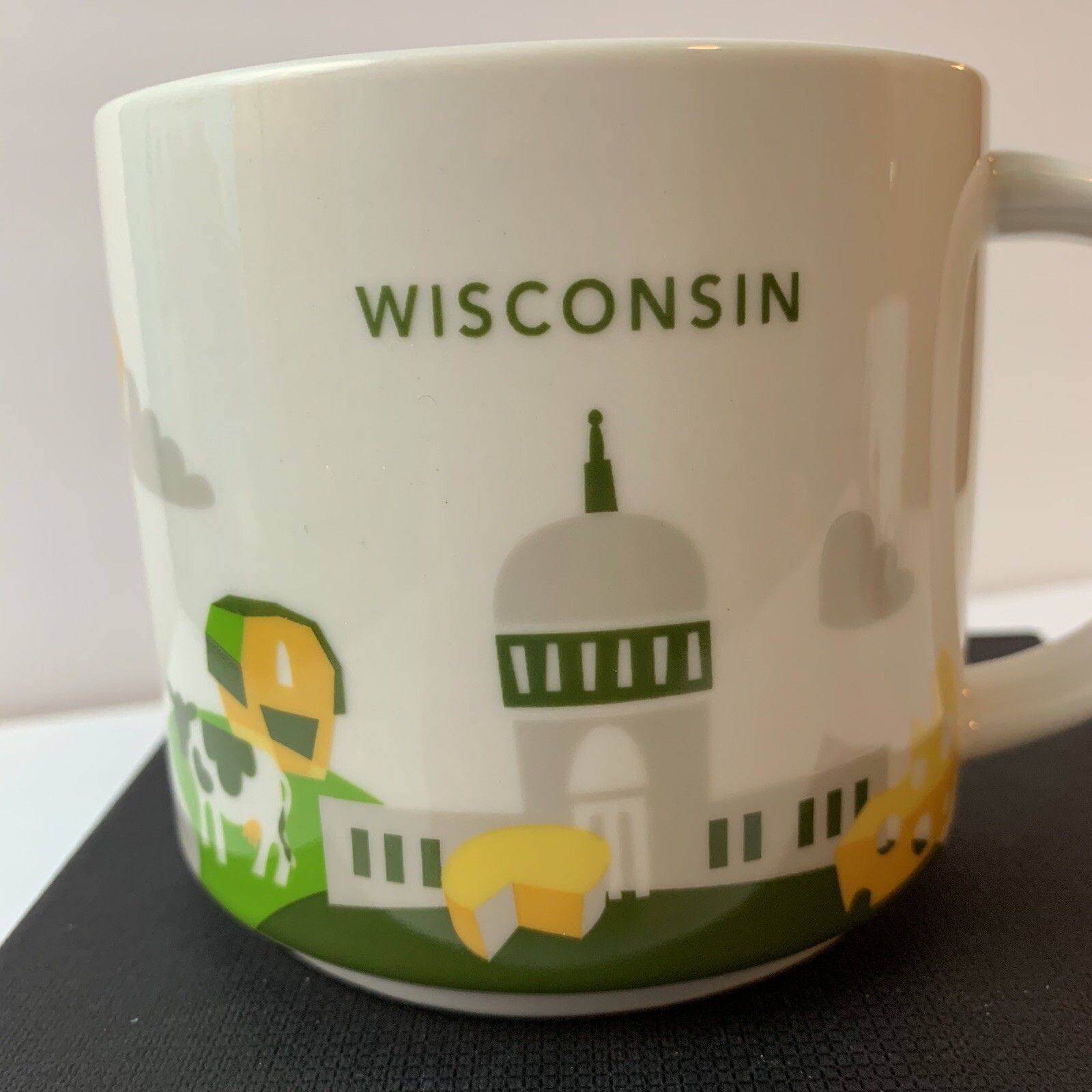 Starbucks Wisconsin Ceramic Coffee Mug 2015 You Are Here Collection 16 ...