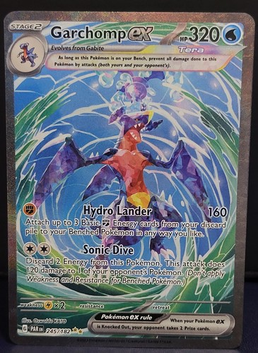Pokémon TCG, Garchomp EX #245/182 Special Illustration Rare, Paradox ...
