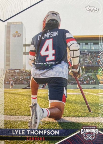 2022 Topps Premier Lacrosse League - Image Variation #185 Lyle Thompson ...