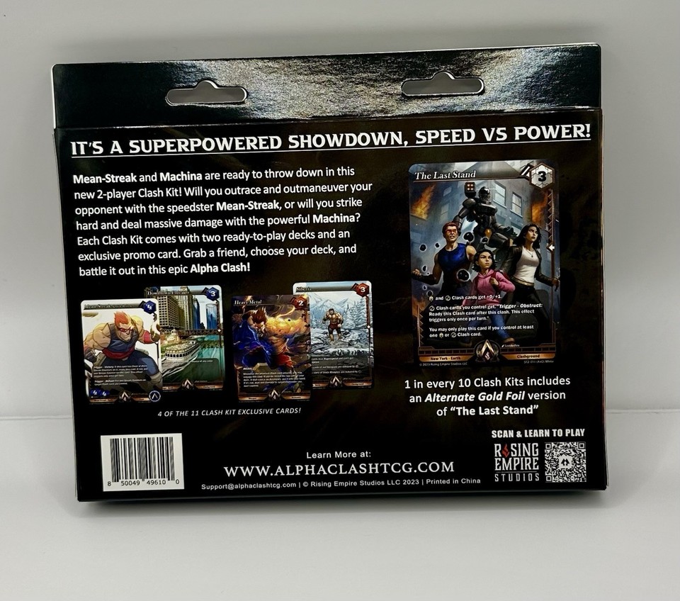 Alpha Clash Clashgrounds (Set 2): 2 Player Clash Kit (Machina vs Mean ...