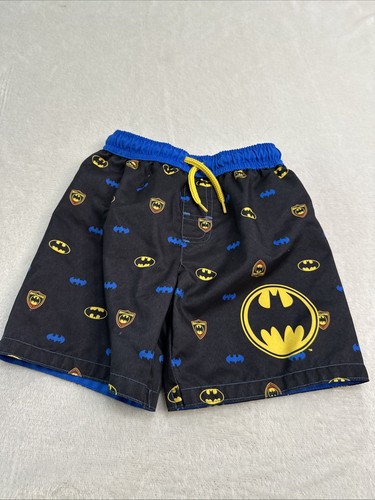 Batman Toddler Boys Clothes SZ 2T Swim Trunks Bathing Suit Superhero | eBay