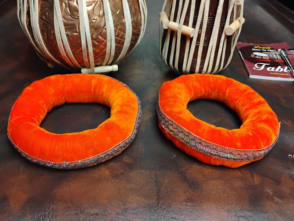 NEW! Copper Tabla Drum Set Come With Carry Bag, Sheesham Wood Hand Made ...